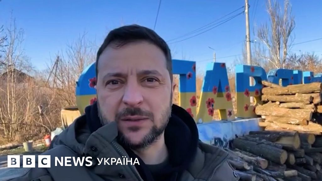Зеленський привітав українських військових зі Словянська на Донбасі