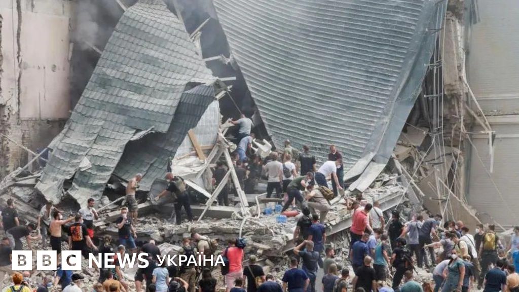 Ракета яка влучила в Охматдит була російською Bbc Verify Bbc News Україна