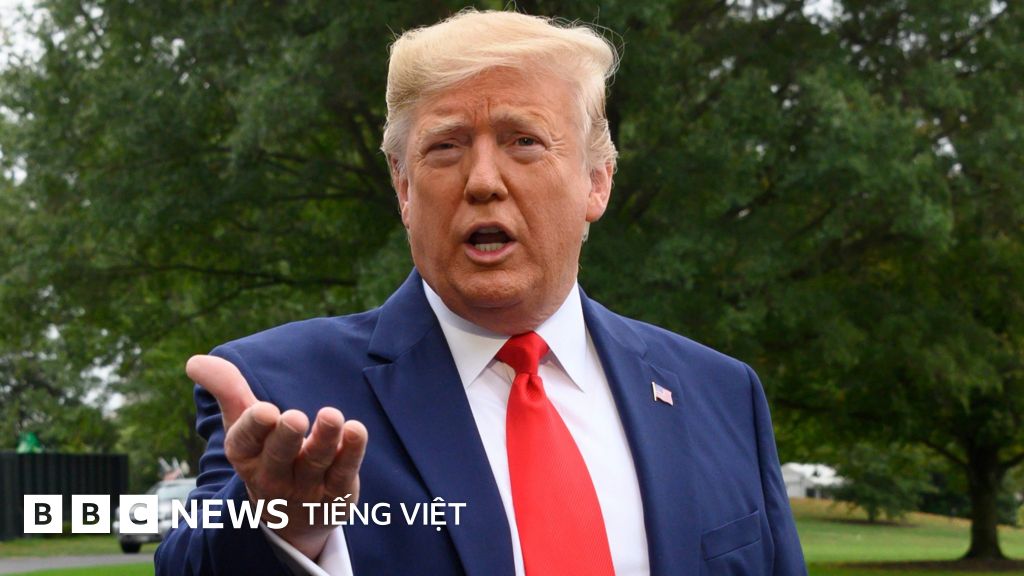 Trump công khai kêu gọi Trung Quốc điều tra cha con Biden - BBC News ...