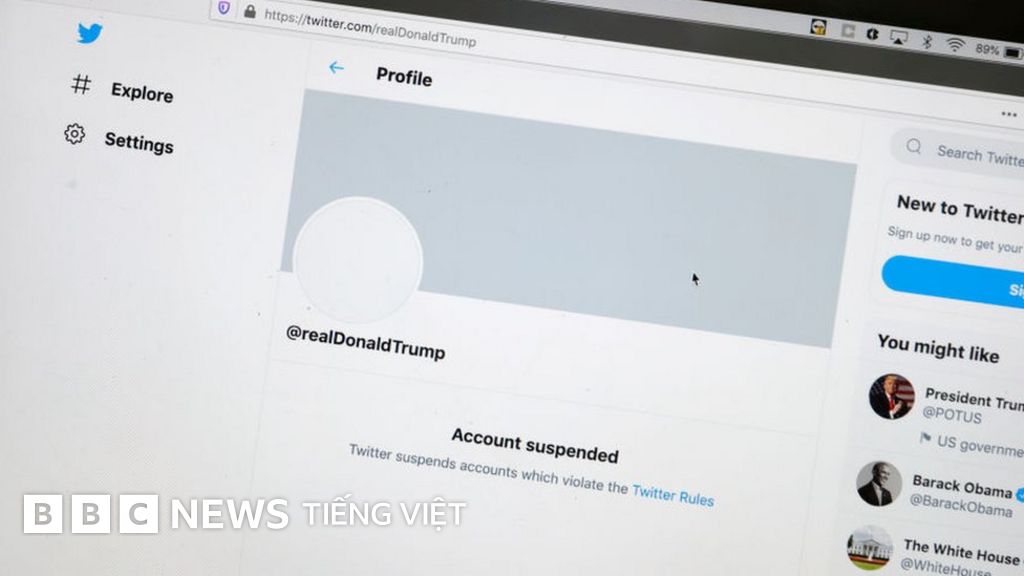 Các gã công nghệ lớn đẩy Chủ nghĩa Trump ra khỏi mạng thế nào? - BBC ...