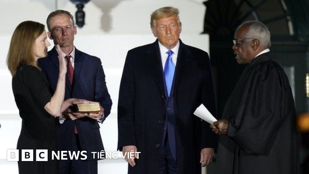 Bà Amy Coney Barrett trở thành Thẩm phán Tối cao Pháp viện Mỹ - BBC ...