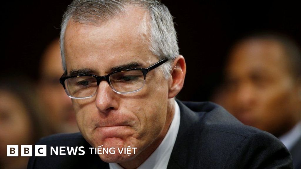 Phó giám đốc FBI Andrew McCabe từ chức - BBC News Tiếng Việt