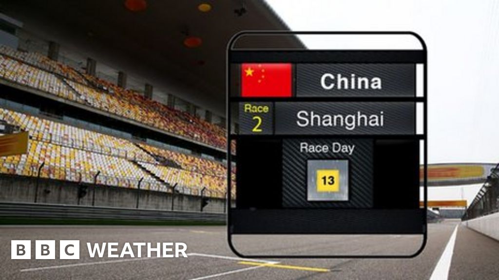 F1 Shanghai forecast - BBC Weather
