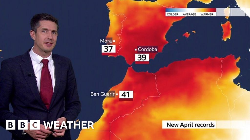 What drove Spain and North Africa's soaring heat? - BBC Weather