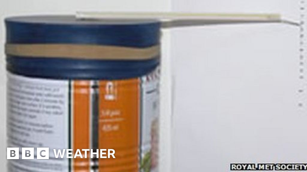 Feeling the pressure? How to make your own barometer - BBC Weather