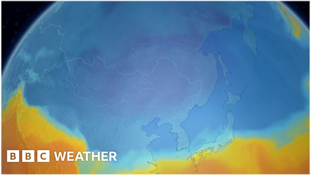 Cold air spreads across East Asia - BBC Weather
