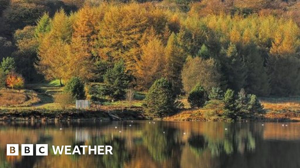 Warm colours on a cold day - BBC Weather