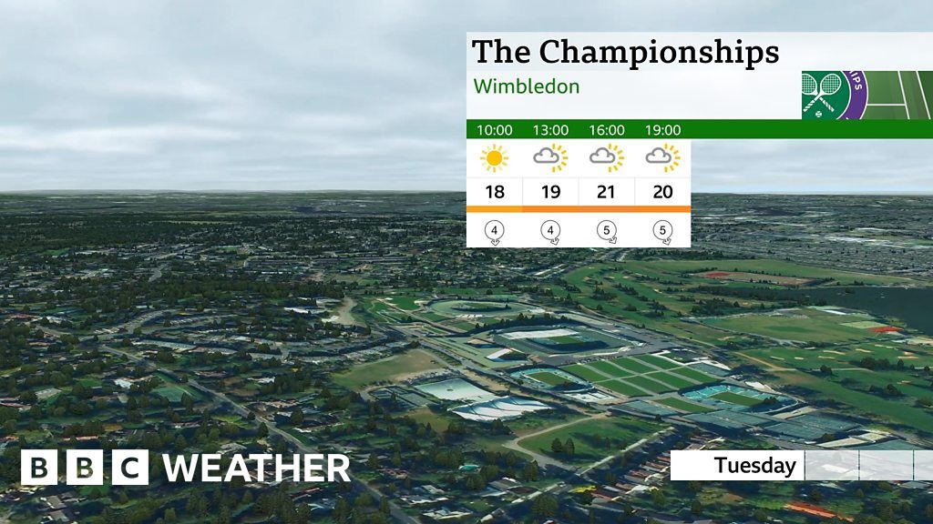 Wimbledon forecast - BBC Weather