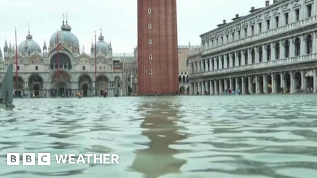 More rain and high tides on the way for Venice - BBC Weather