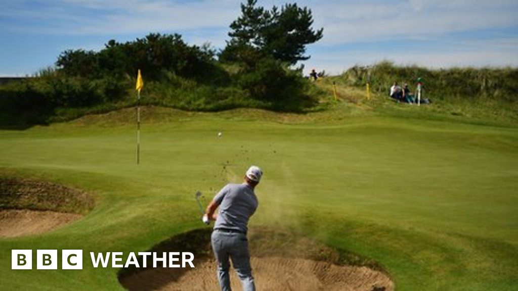 Bright spells for golf final - BBC Weather