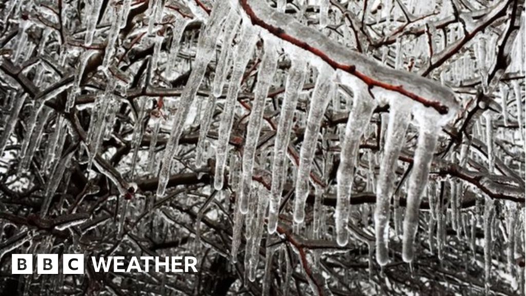 Ice storms continue across US - BBC Weather