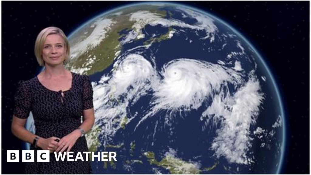 Twin typhoons - BBC Weather