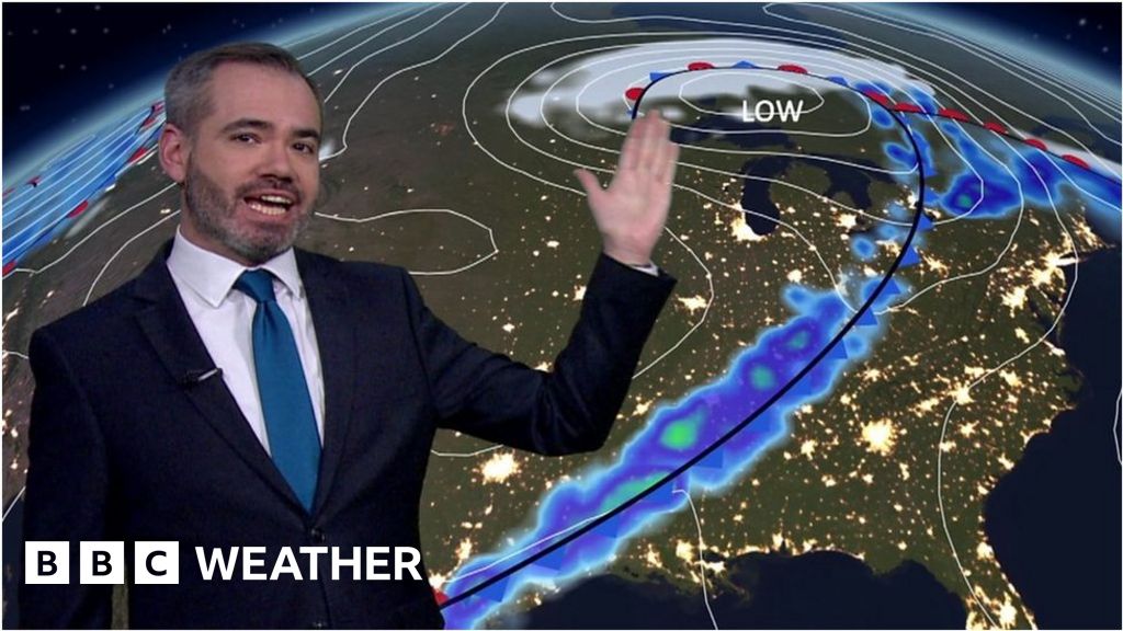 Further stormy weather across US - BBC Weather