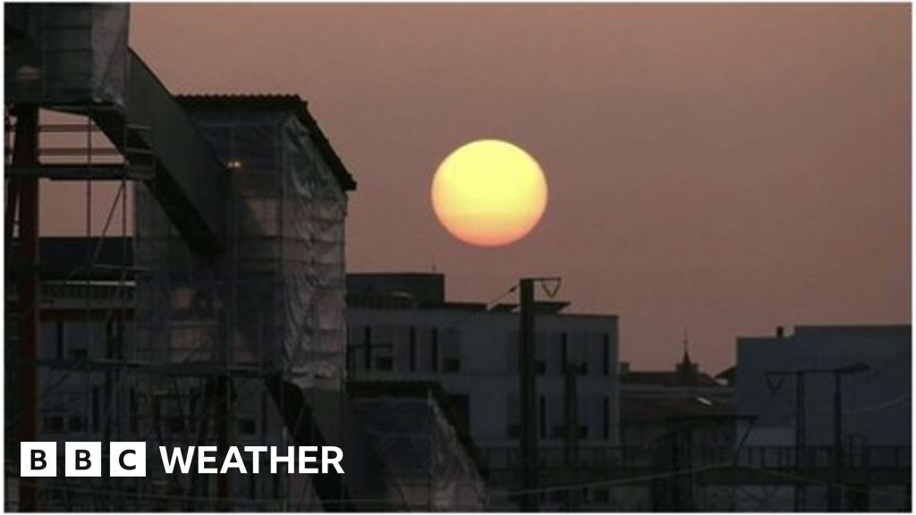 14 million tonnes of Saharan dust hit Europe - BBC Weather