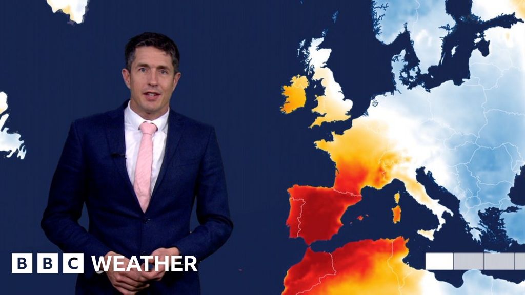 Extreme April heat continues in Spain - BBC Weather