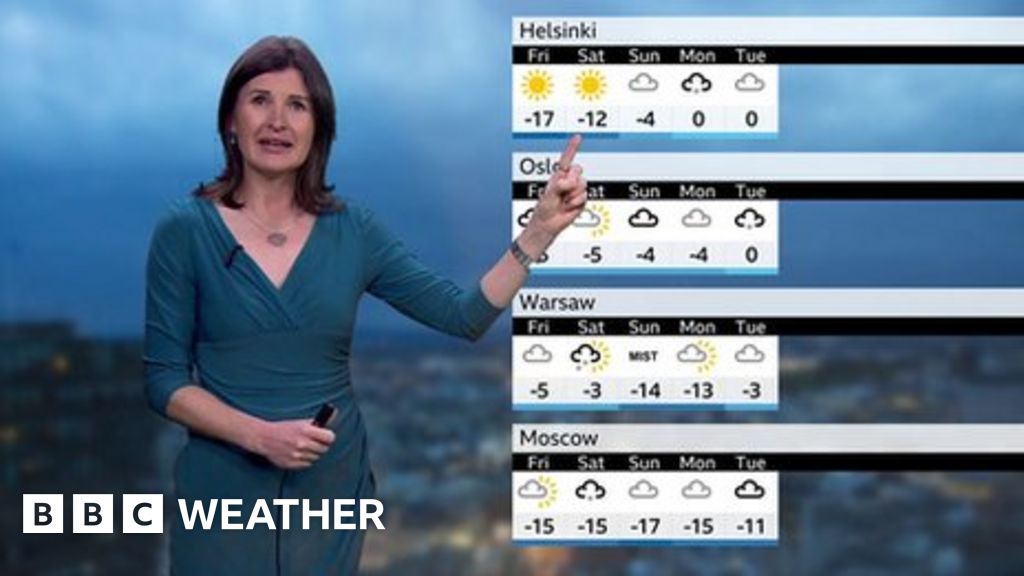 Northern Europe gripped by cold snap - BBC Weather