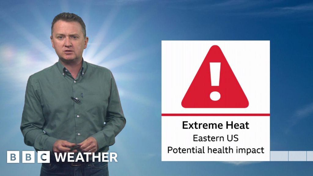 Record-breaking heatwave building in eastern US - BBC Weather