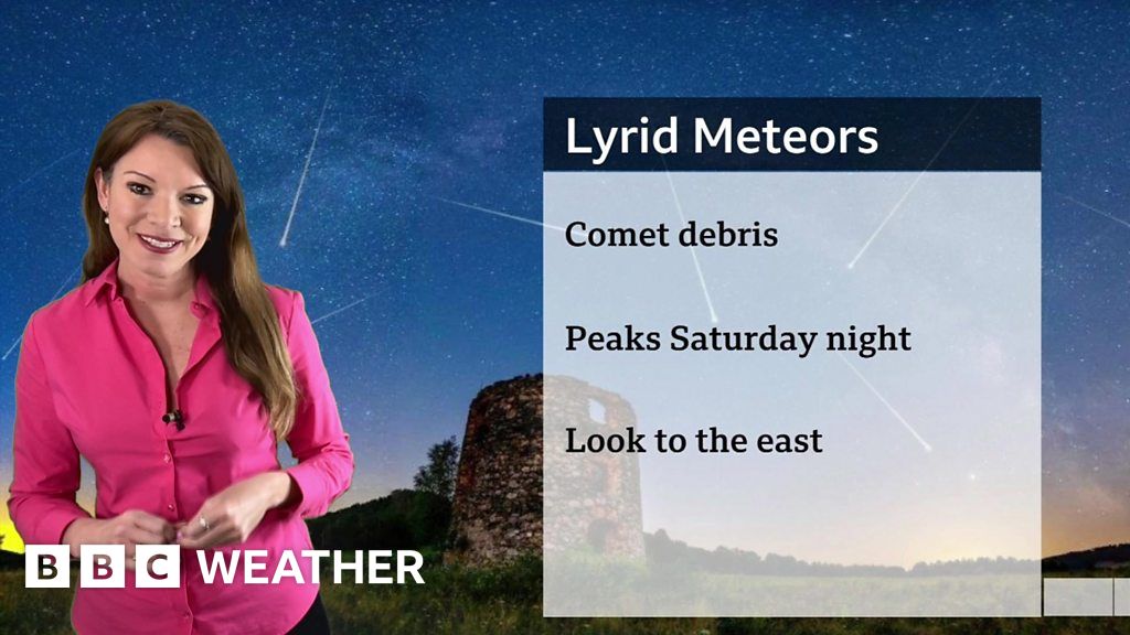 Cloudy or clear for the meteor shower this weekend? - BBC Weather