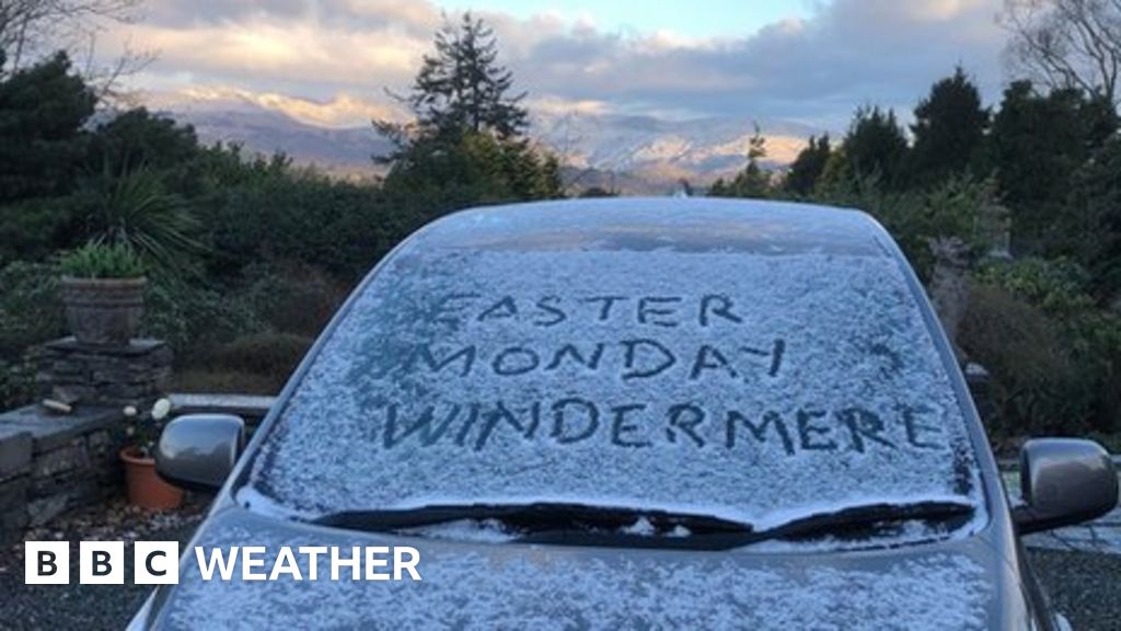Exceptionally cold April brings frost every day - BBC Weather