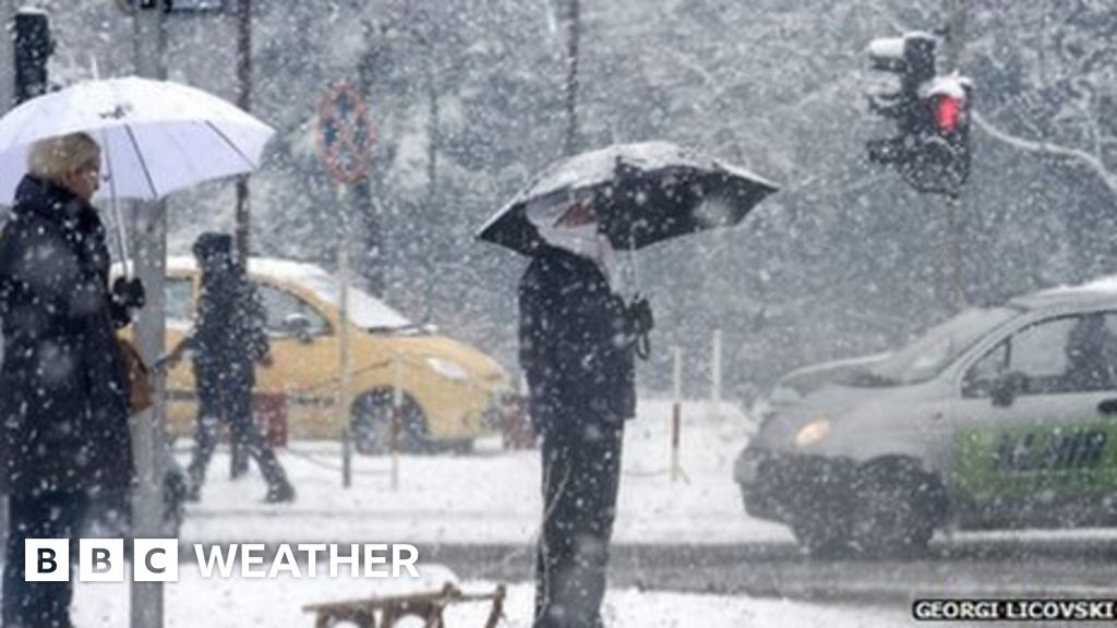 Severe winter cold grips eastern Europe - BBC Weather