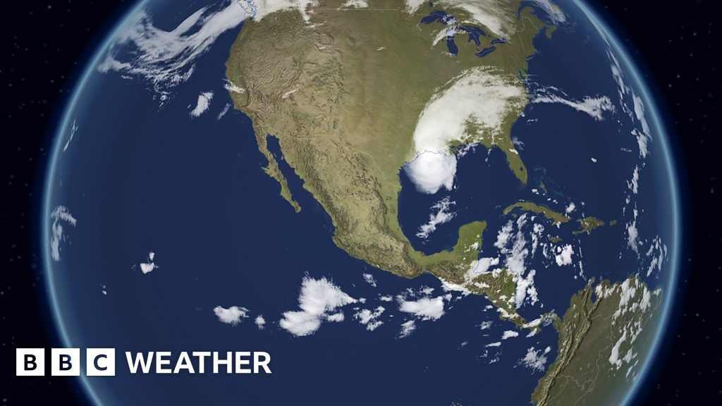 Hurricane Delta makes landfall in Louisiana - BBC Weather