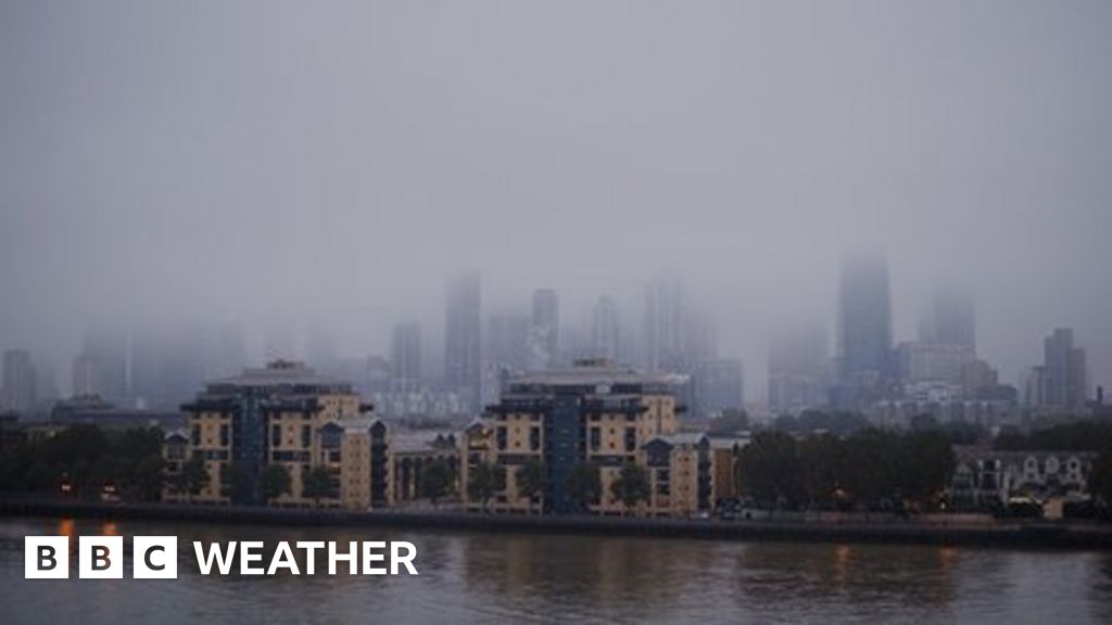 Autumnal misty morning scenes - BBC Weather