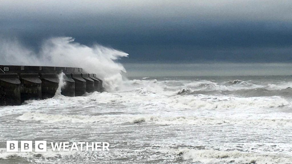 Heavy rain to follow Storm Angus - BBC Weather
