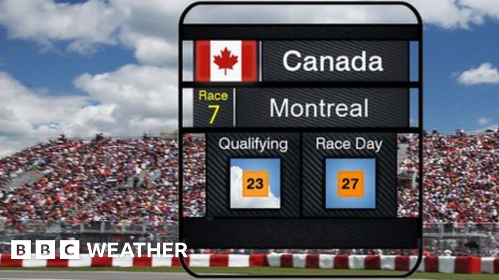 Canadian Grand Prix forecast - BBC Weather