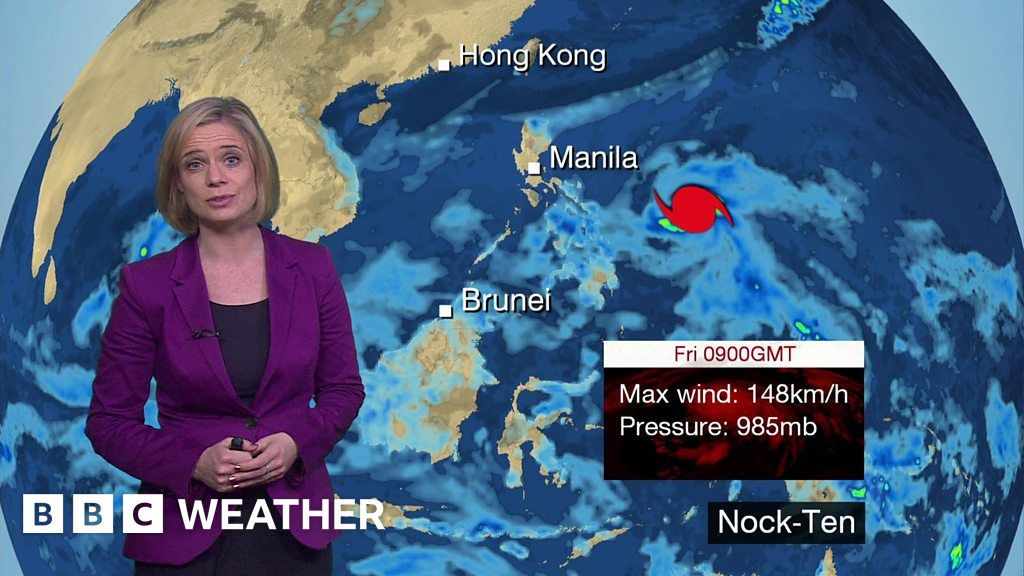 Philippines braces for Christmas Day typhoon - BBC Weather