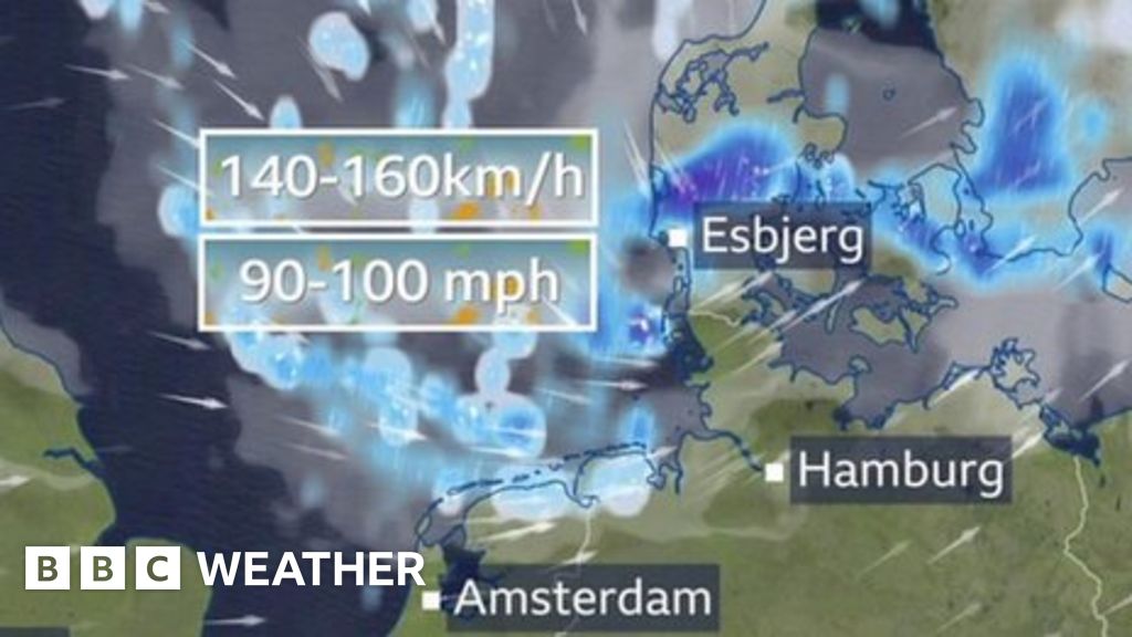 Storm Eunice threatens northern Europe - BBC Weather