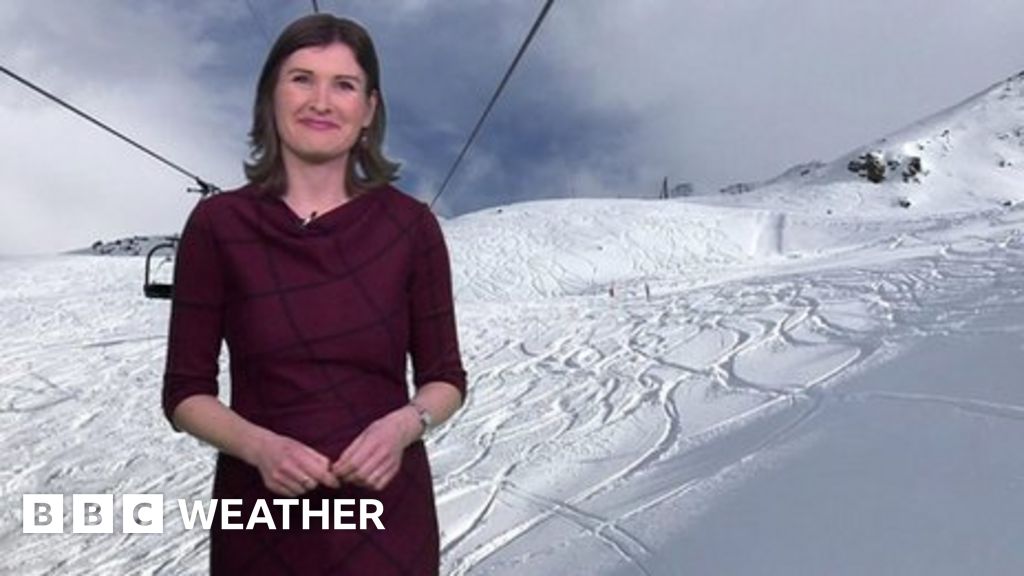 Helen Willetts has a look at the latest skiing weather - BBC Weather