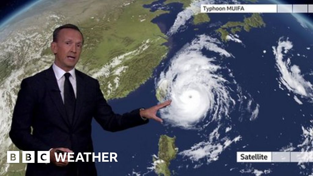 Typhoon Muifa hits Taiwan and Japan’s southern islands - BBC Weather