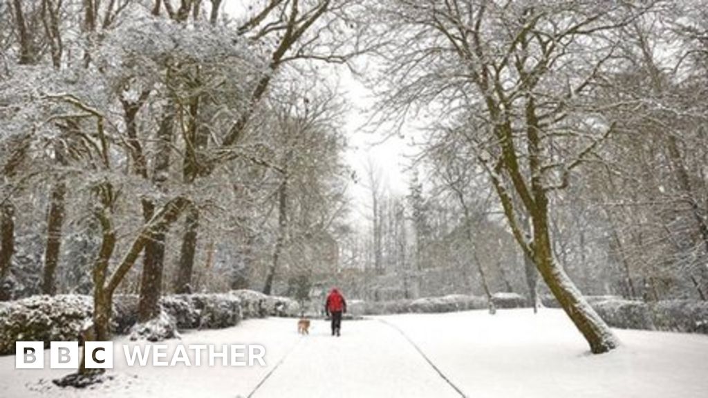 Snow and frost in northern UK - BBC Weather