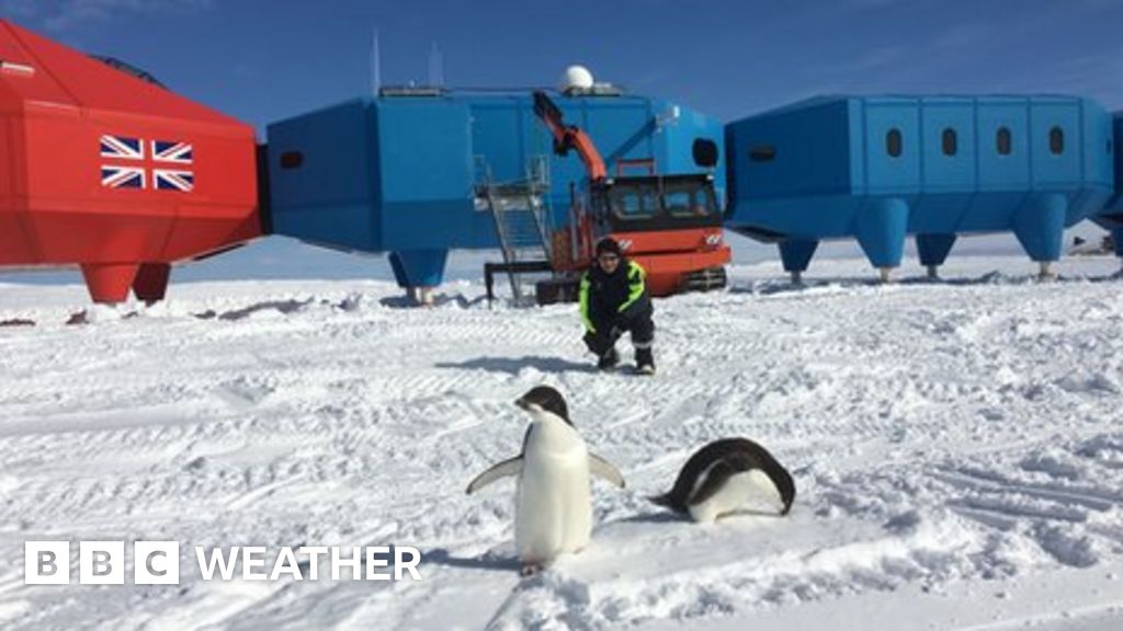 Weather man reaches Antarctica - BBC Weather