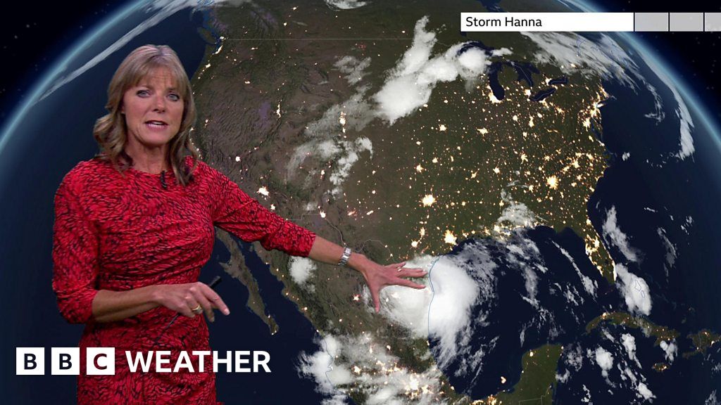 Storms Hanna and Douglas weaken - BBC Weather
