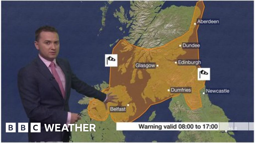 First autumn storm of the season hits UK. - BBC Weather