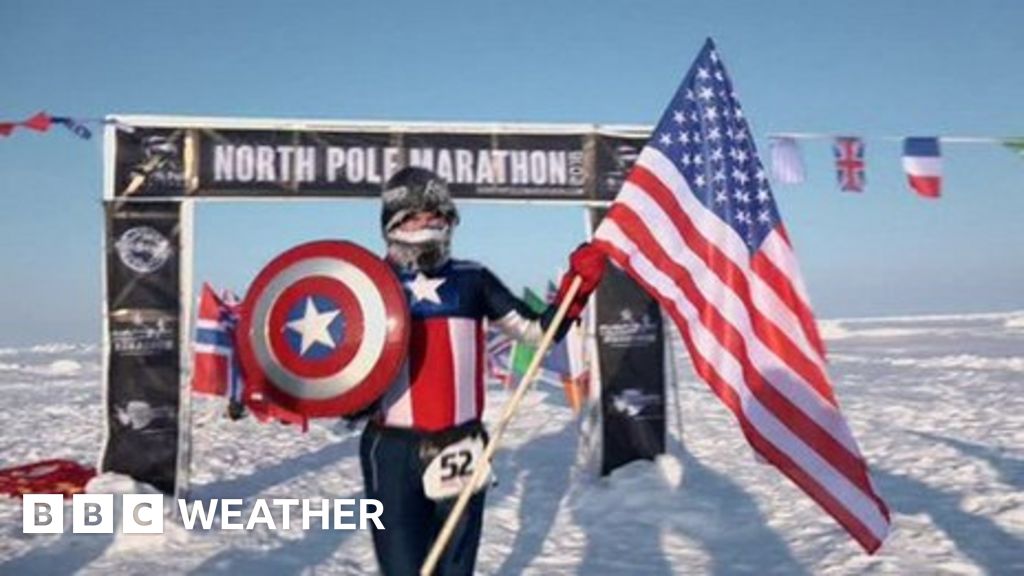 North Pole Marathon - the coolest Marathon on Earth - BBC Weather
