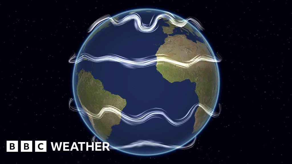 Different jet streams around the globe - BBC Weather
