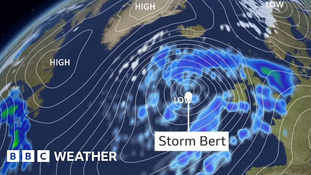 Where did Storm Bert come from? - BBC Weather