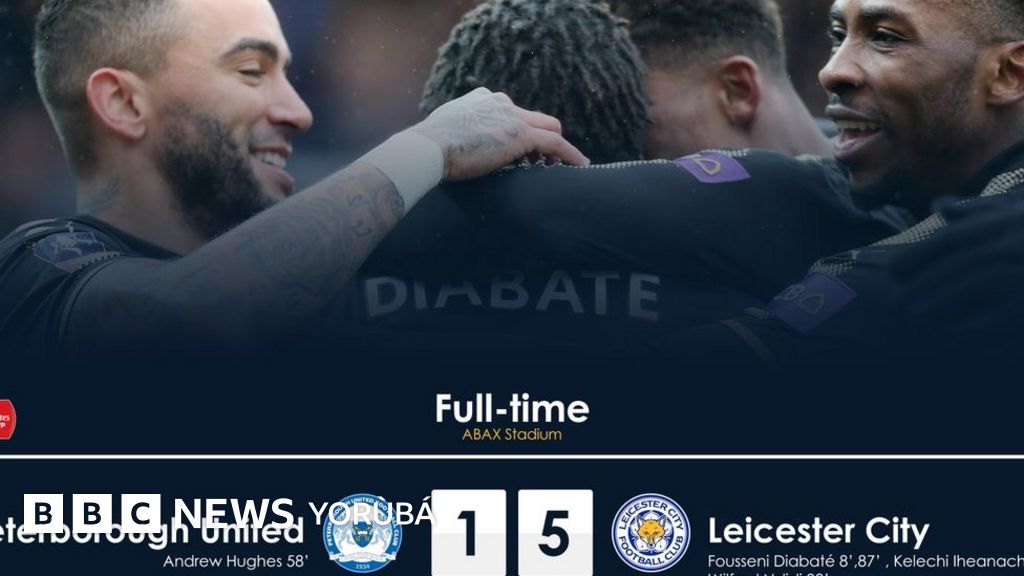 Iheanacho jẹ ami ayo fun Leicester City lẹẹmeji - BBC News Yorùbá