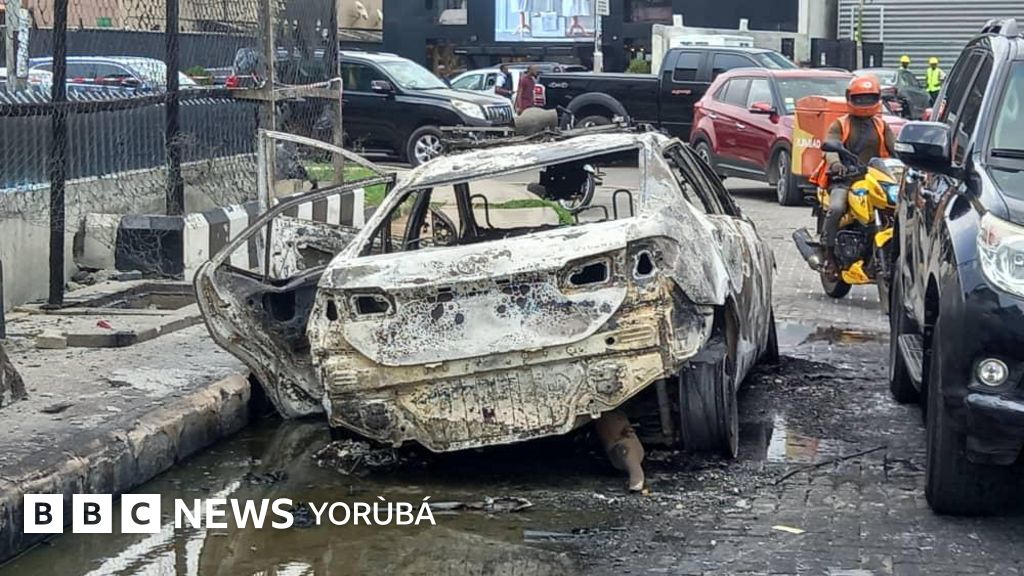 Victoria Island fire explosion: Èèyàn kan jóná kọjá mímọ̀ lẹ́yìn tí iná ...