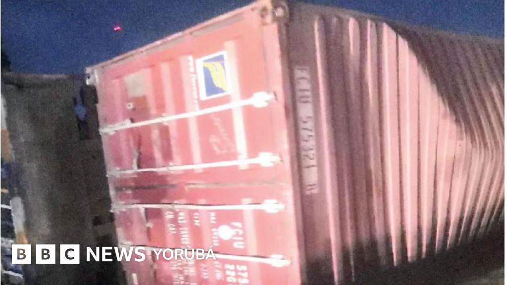 ‘Container’ míì tún ṣubú lórí afárá Ojuelegba - BBC News Yorùbá