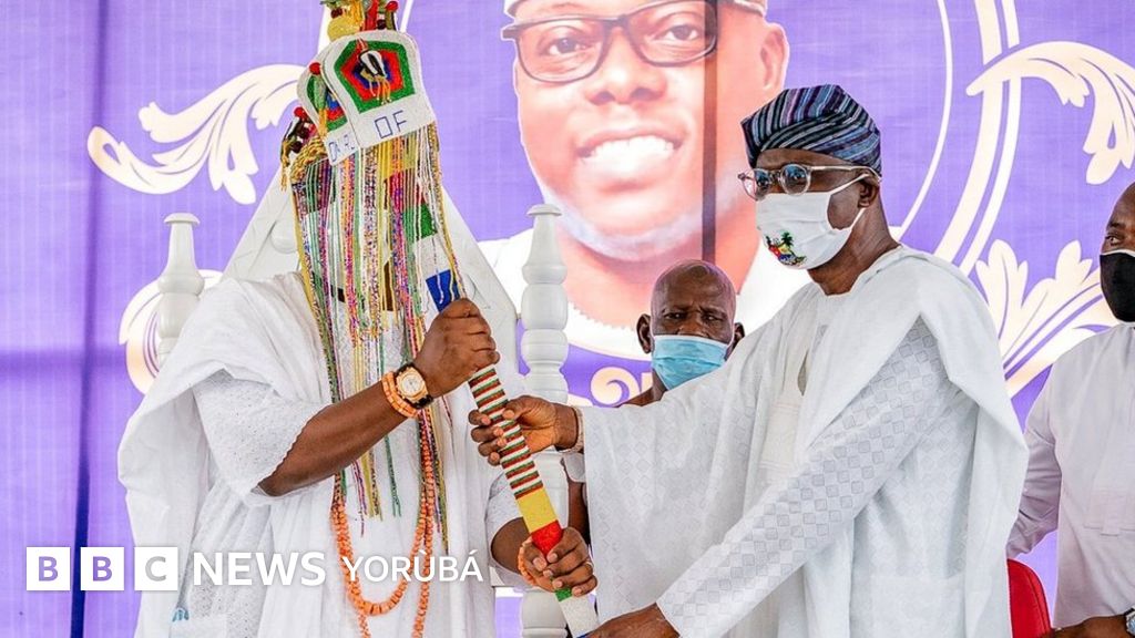 Oniru of Iru land: Onírù tuntun Oba Abdulwasiu Gbolahan Lawal gba ọ̀pá ...