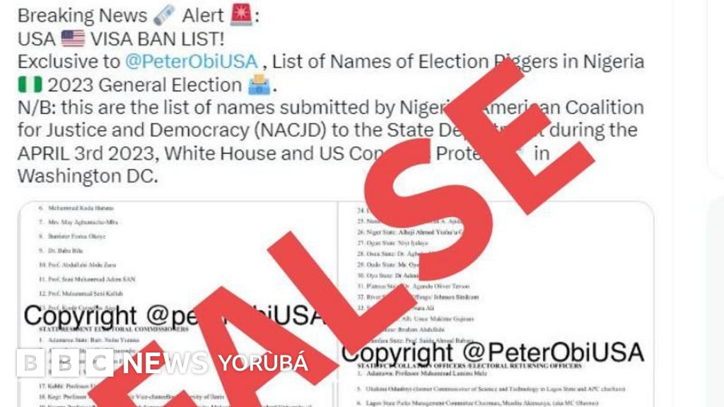 US Visa ban on some Nigerians: Ìdí tí àwọn ọmọ Nàìjíríà kan kò ni lè wọ ...