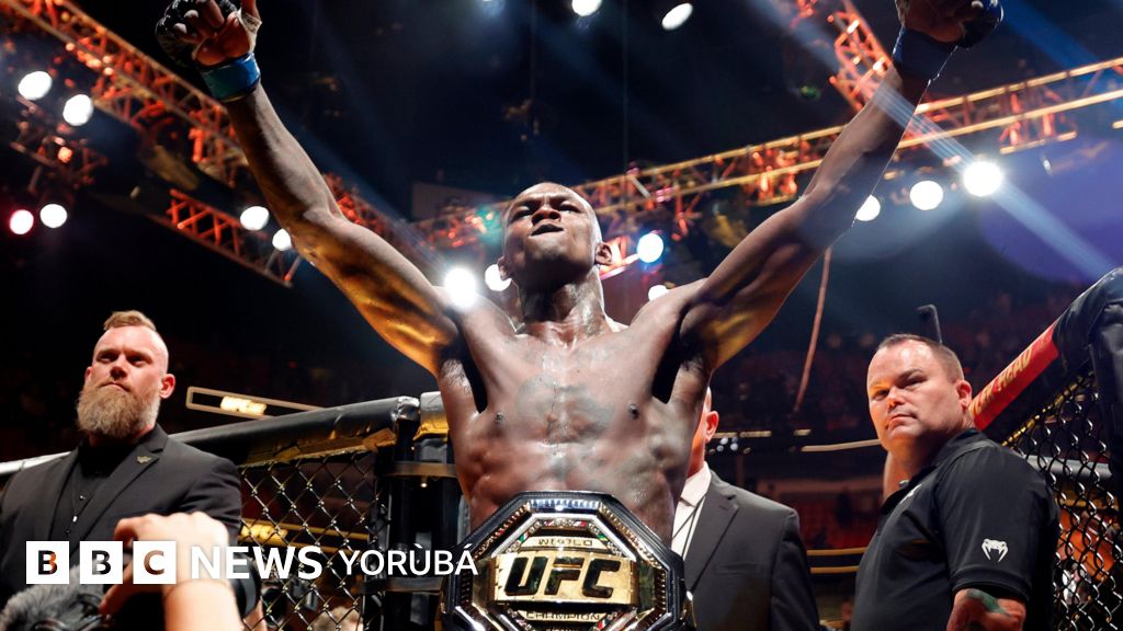 Abẹ̀ṣẹ́kùbíòjò Israel Adesanya ti fàgbà han Alex Pereira látí gba àmì ...