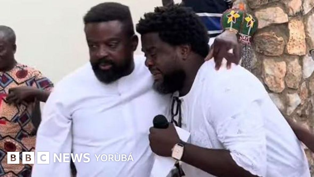 Aremu Afolayan bú sẹ́kún, tọ̀rọ̀ àforíjìn lọ́wọ́ Kunle Afolayan lẹ́yìn ...