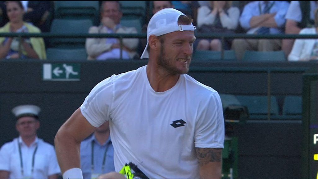 Wimbledon 2016: Sam Groth smashes racquet - BBC Sport