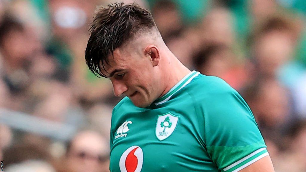 Dan Sheehan: Andy Farrell has 'fingers crossed' after hooker injured foot against England - BBC ...