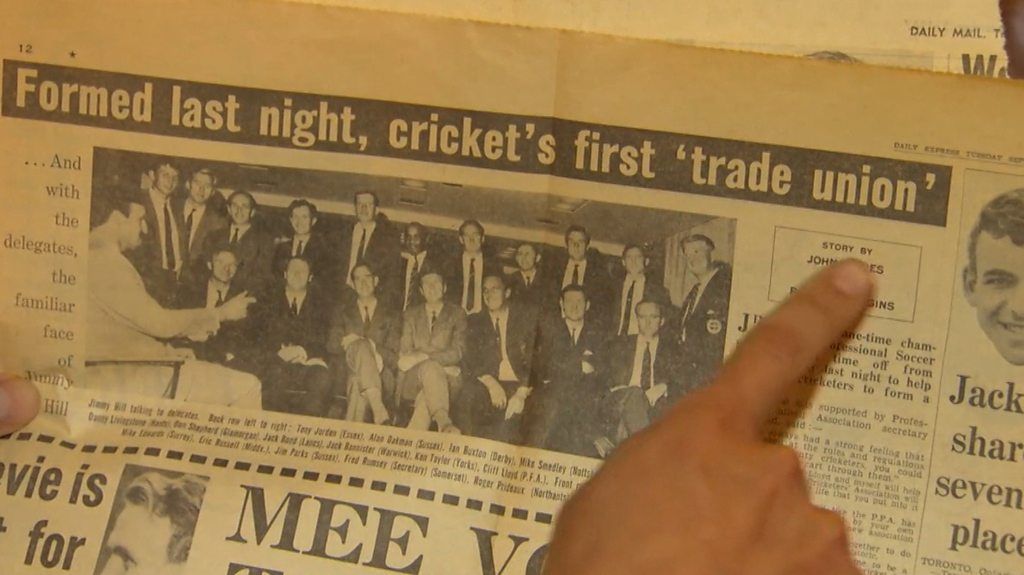 Professional Cricketers' Association founder Fred Rumsey: Players were ...