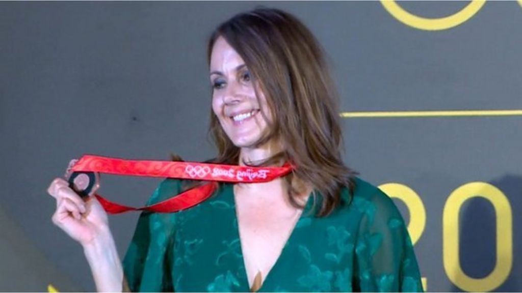 Kelly Sotherton finally gets Beijing Olympic bronze medal - BBC Sport